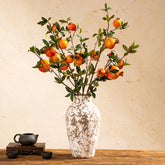 Neoclassical glazed pottery pot - 11‘’ – Bloom Floret